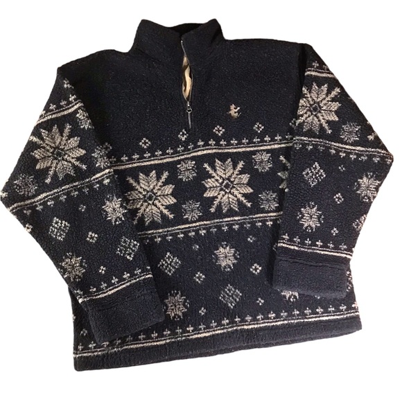 Disney | Jackets & Coats | Black Fleece Pullover 2 Zip Standing Collar ...